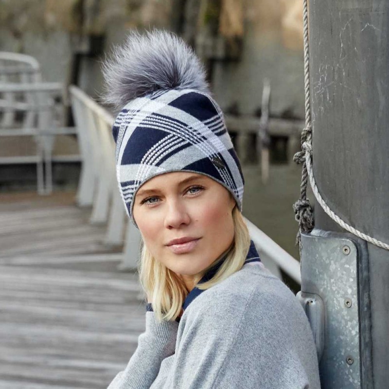 Bonnet Femme Golfino Silver Touch Gris : Achat Golfino Silver Touch au ...