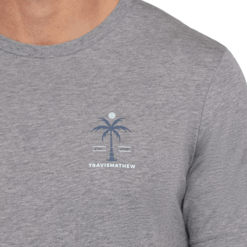 Tee Shirt Travis Mathew Private Plane Gris : Achat Travis Mathew ...