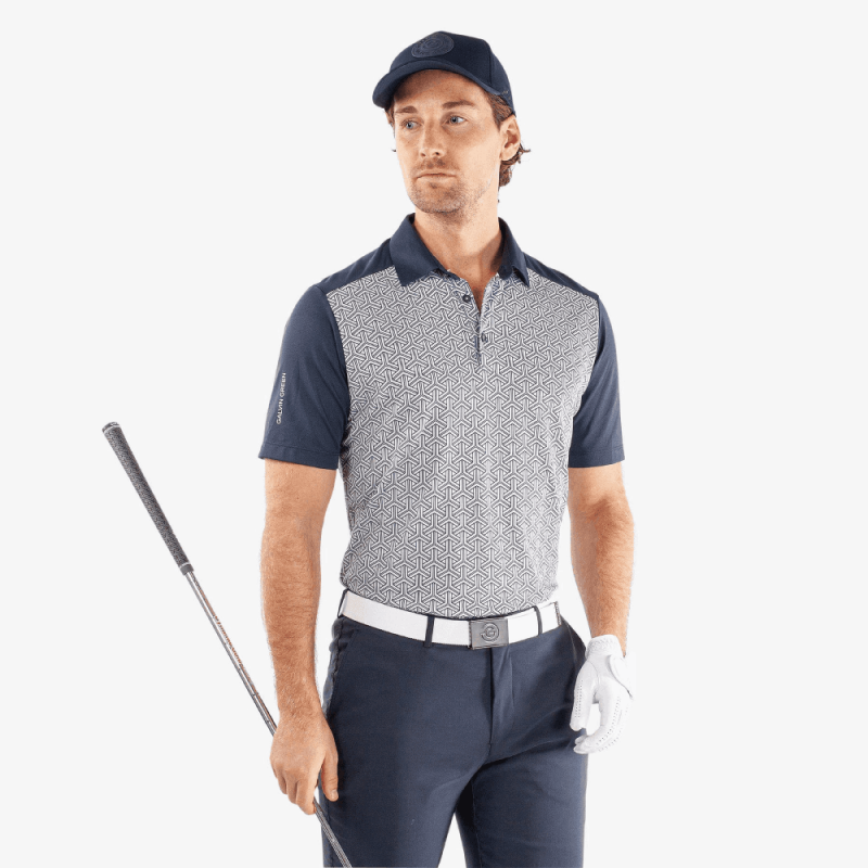 Polo Galvin Green Mile Bleu/Gris : Achat Galvin Green Mile au meilleur prix